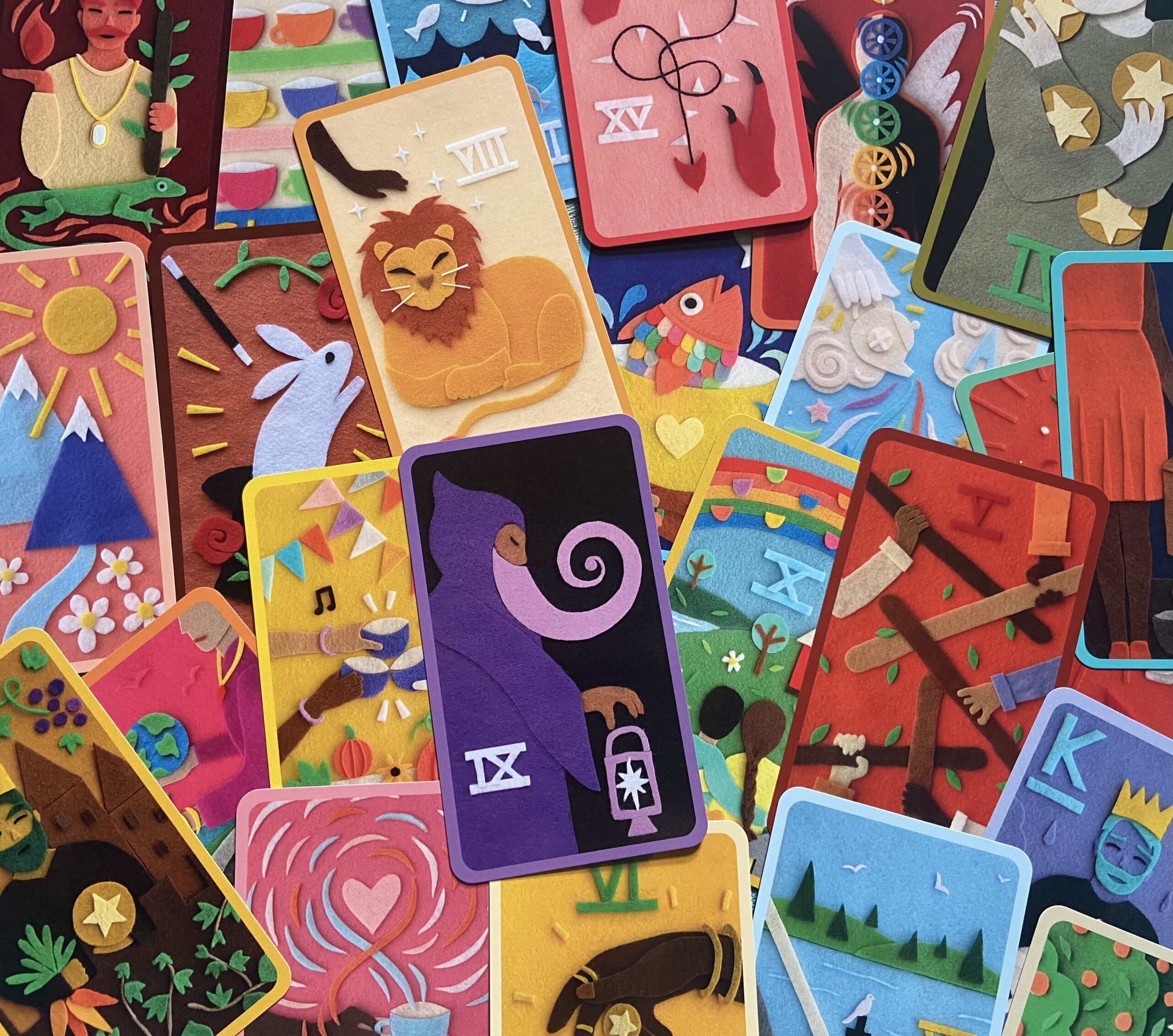 Deck Review: The Craft Felt Tarot - Tarot Cake