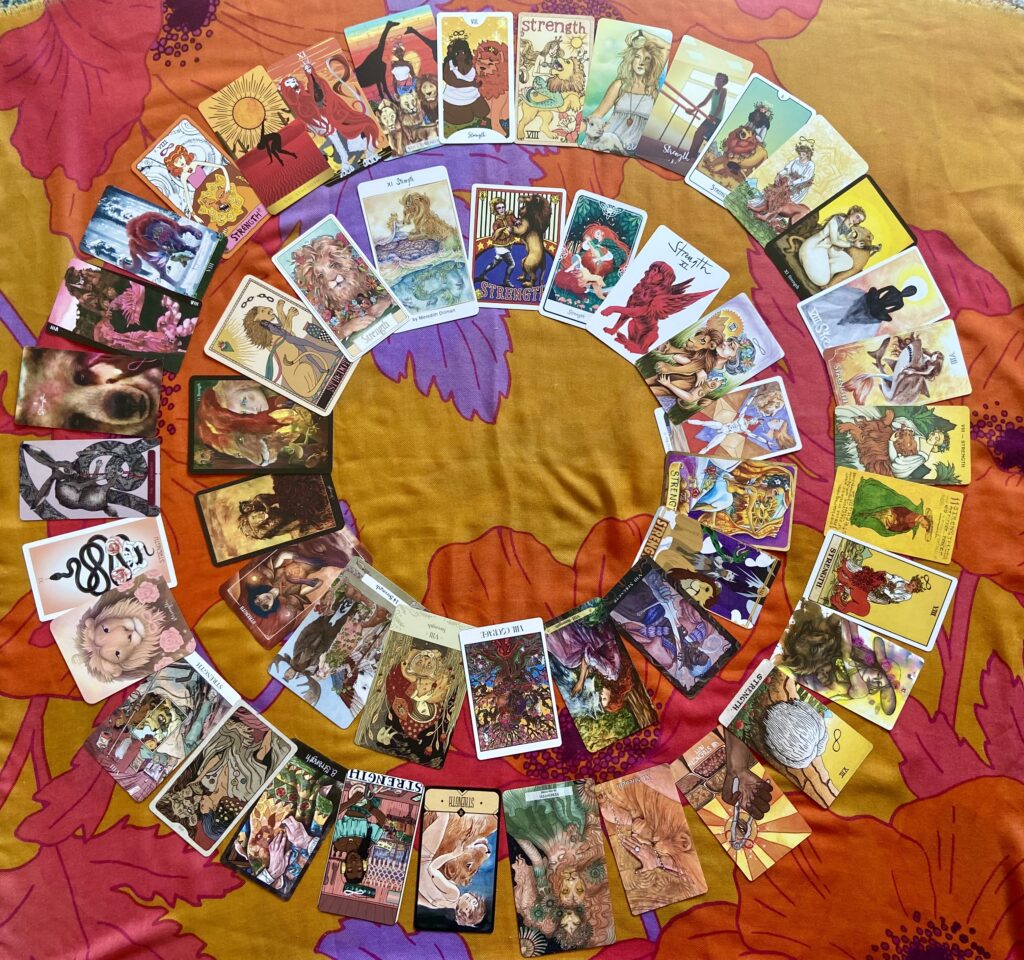 Tarot Card Meanings: Strength - Tarot Cake
