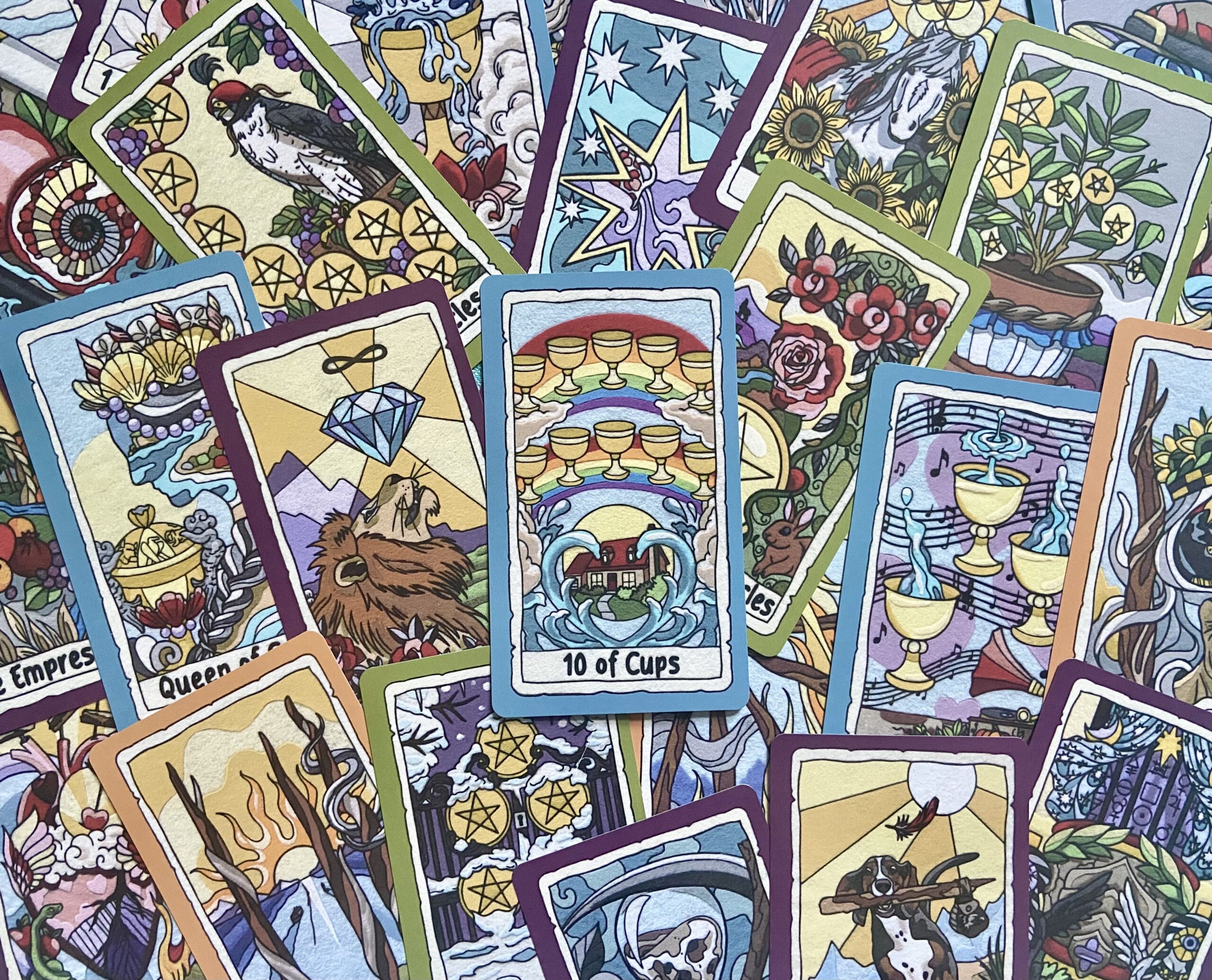 Deck Review: The Felt Tarot - Tarot Cake